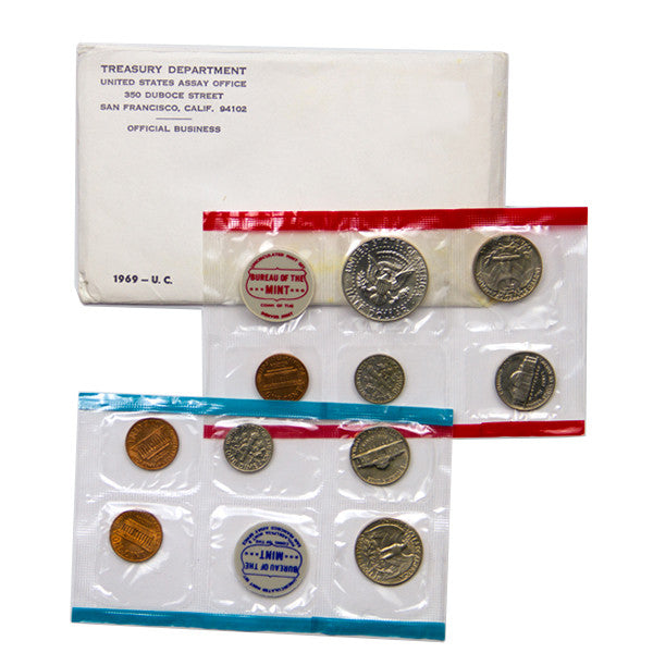 1969 Uncirculated Coin Set – Centerville C&J Connection, Inc.
