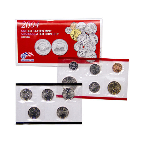 2004 Uncirculated Coin Set (22 Coins) – Centerville C&J Connection, Inc.