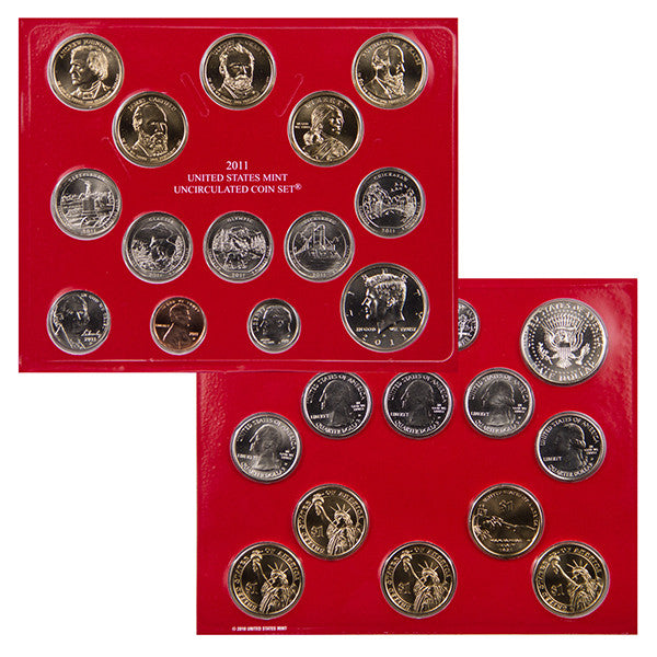 2011 Uncirculated Coin Set (28 Coins) – Centerville C&J Connection, Inc.