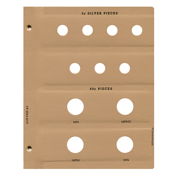 3c Silver Pieces and 20c Pieces - Dansco Coin Albums – Centerville C&J ...