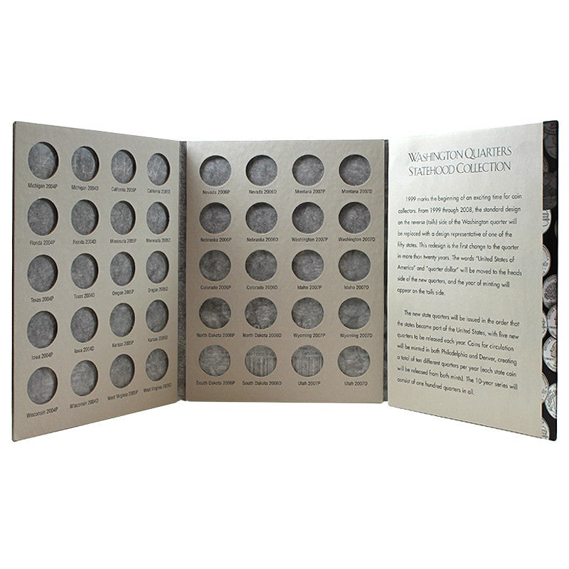 Washington Quarters State Collection 1999 - 2003 Vol. One – Centerville ...