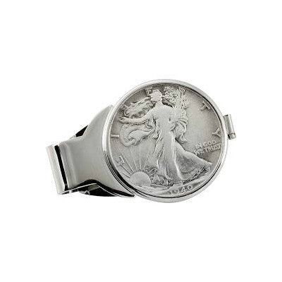 United States Coin Spring Back Money Clip - Half Dollar - No Coin ...